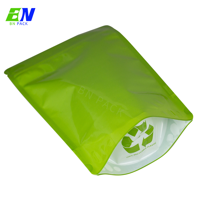Compostable Biodegradable Stand Up Pouch Transparent Plastic PLA ...